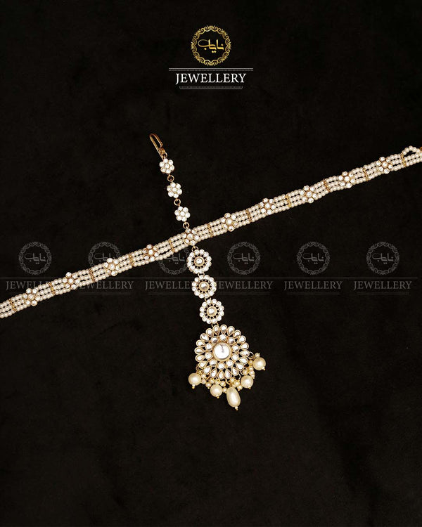 Indian uncut Kundan sheesh Patti-2781 – Nayab Jewellery